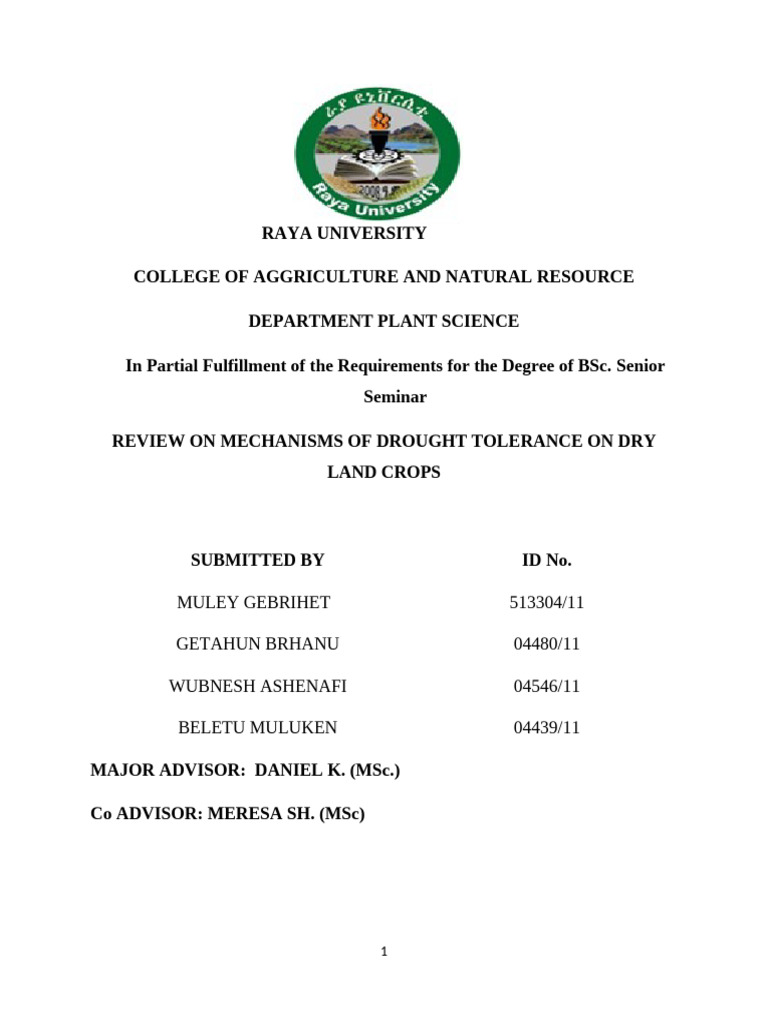 AKOYE new(2) (2) | PDF | Antioxidant | Drought