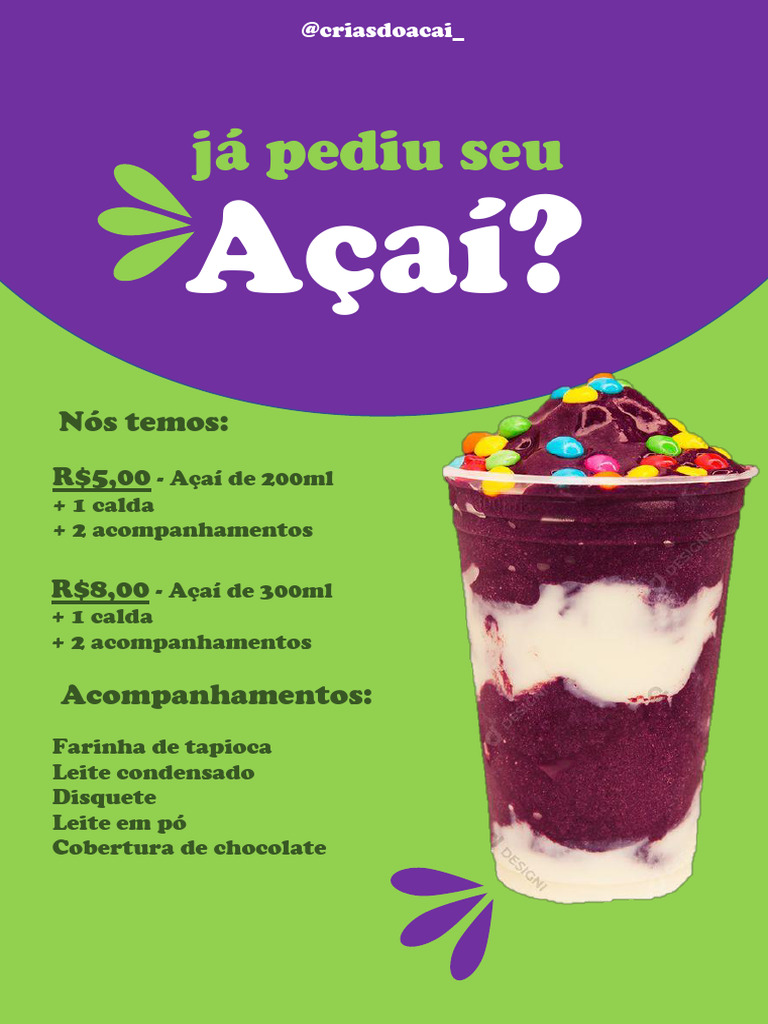Convite Do Açai Dos Crias 1 | PDF