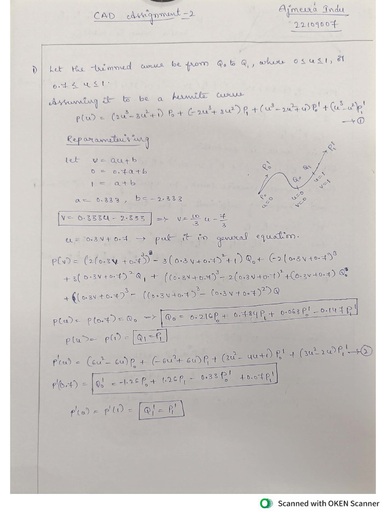 cad assignment 2 - 22109007 | PDF