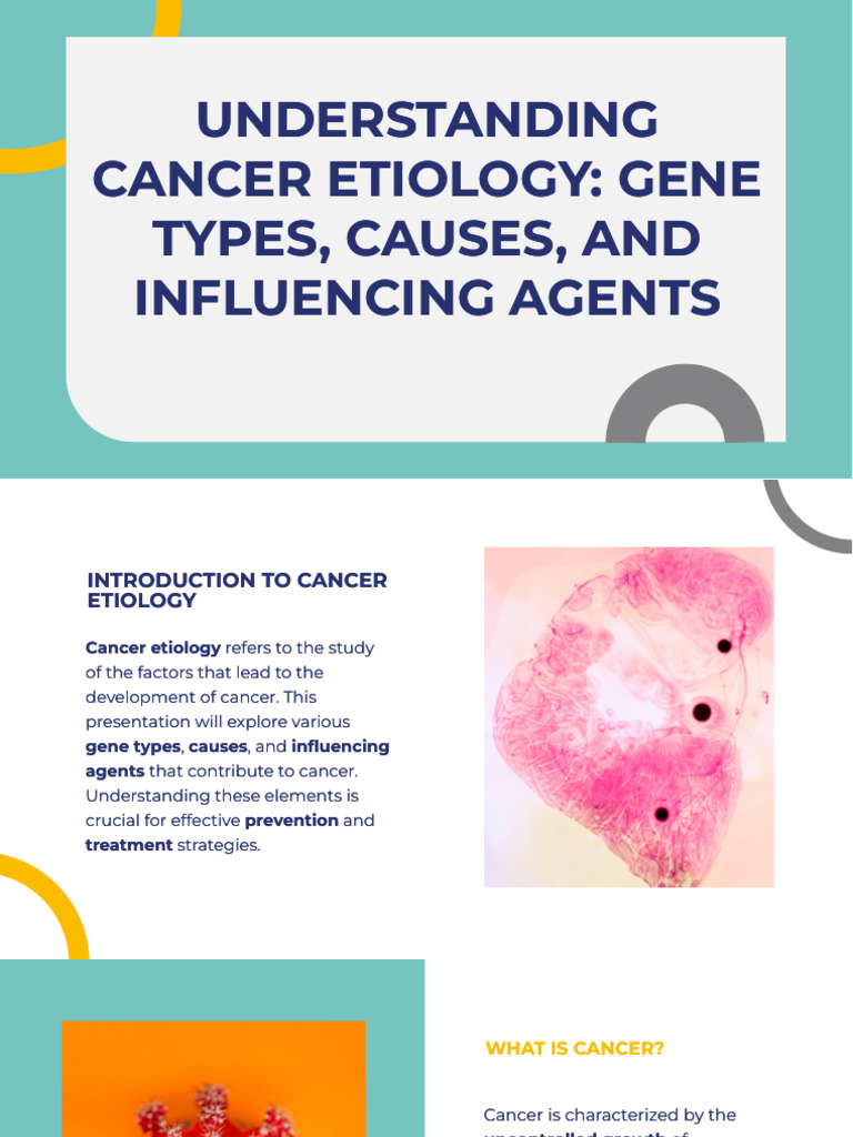 Slidesgo Understanding Cancer Etiology Gene Types Causes and ...