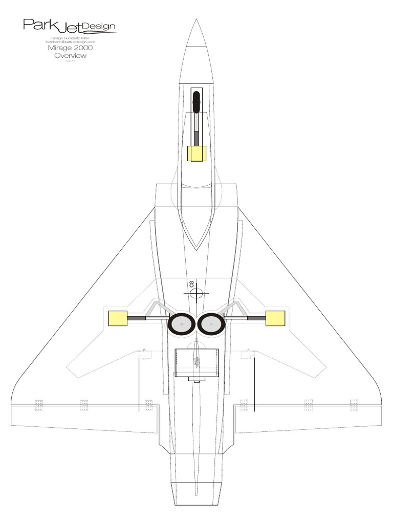 Mirage 2000 Papercraft Template | PDF | Aircraft | Aviation