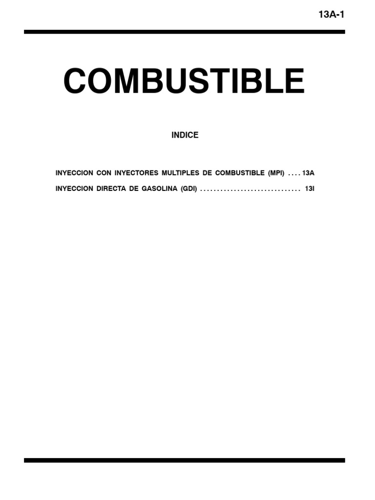 4g6 Gdi | PDF | Inyección de combustible | Conector eléctrico
