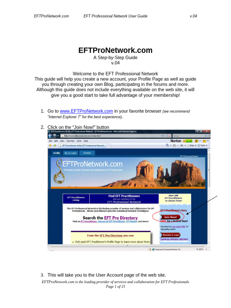 EFTPro Network User Guide | PDF | Internet Forum | World Wide Web