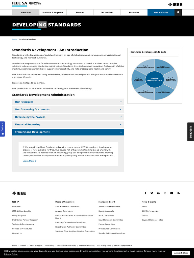 IEEE SA - Developing Standards 1 | PDF