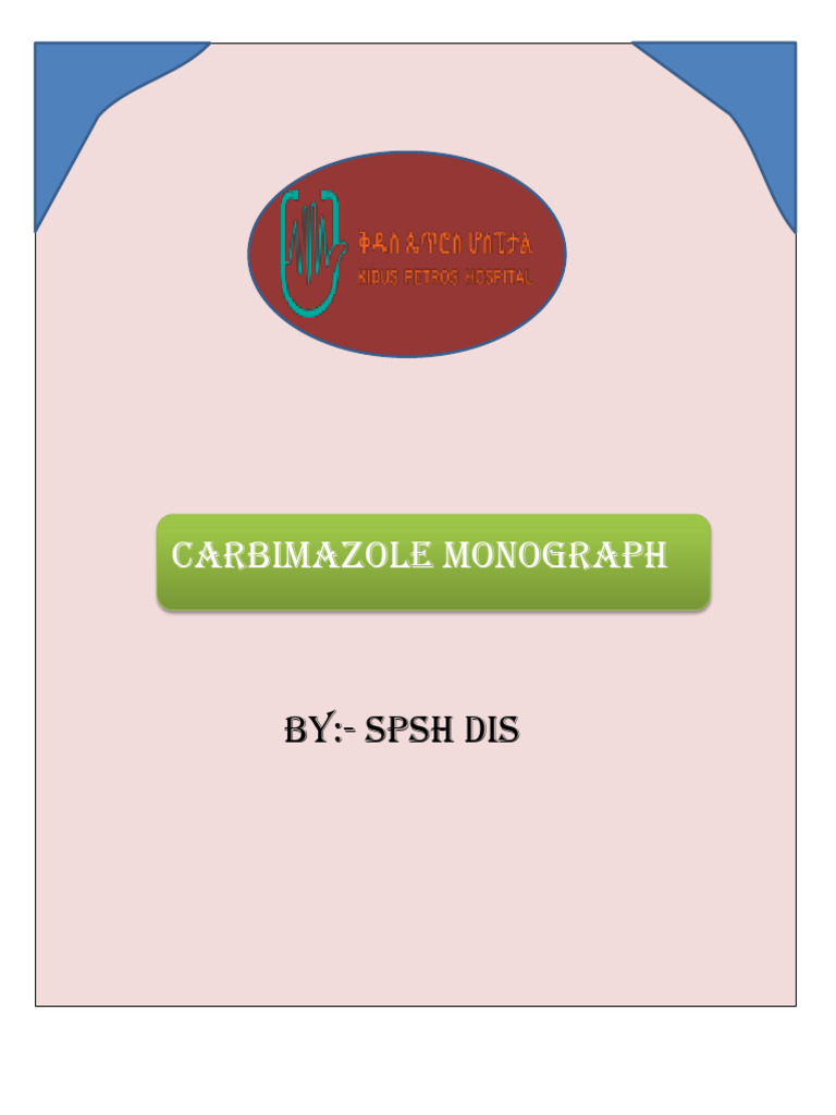 Carbimazole Monograph | PDF | Hyperthyroidism | Medical Specialties