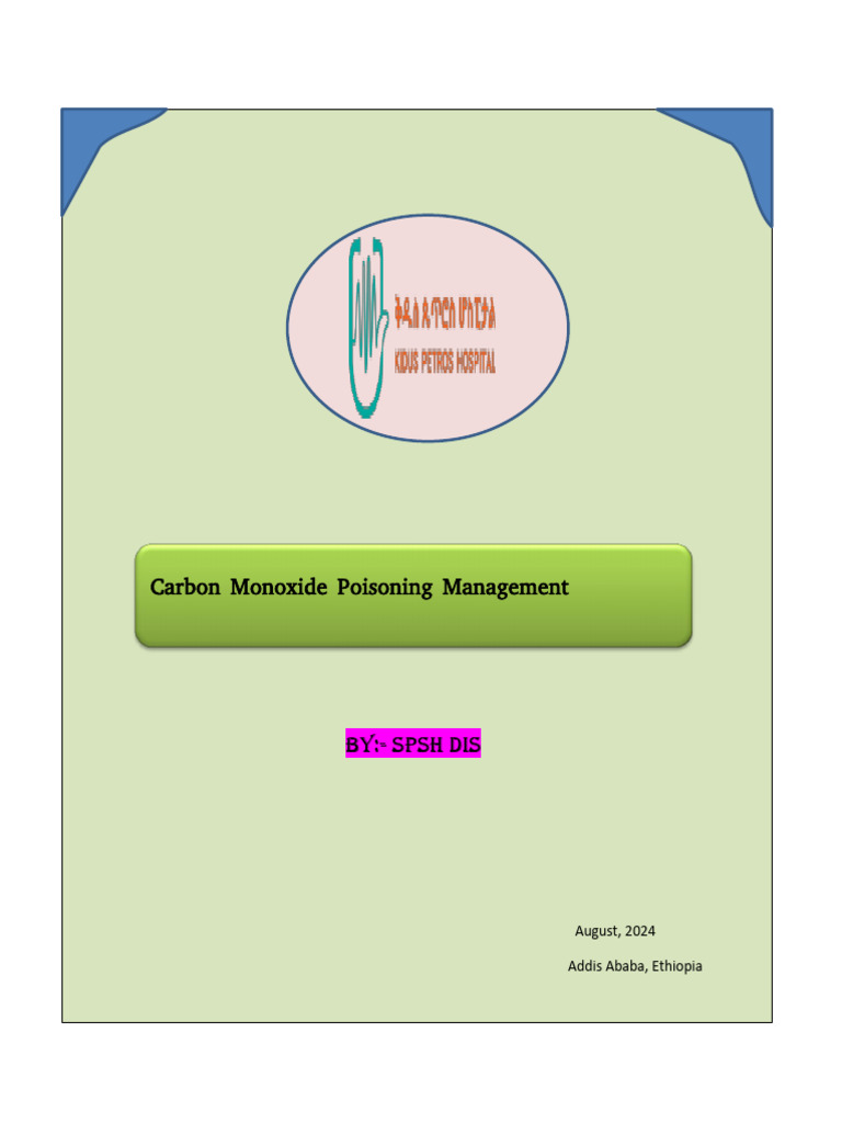 Carbon Monoxide Poisoning Management | PDF | Carbon Dioxide | Blood