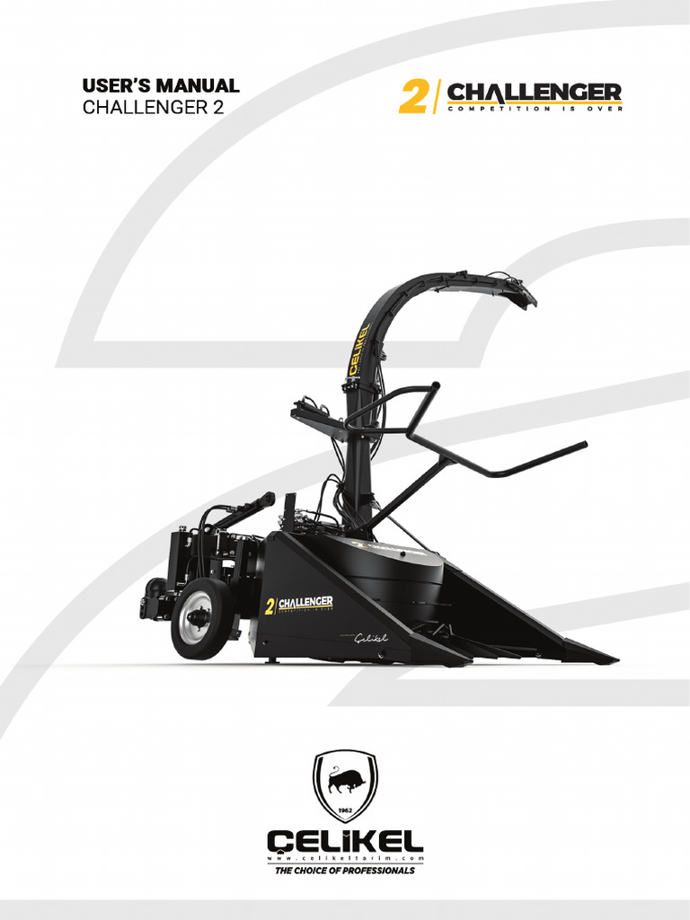 Challenger 2 User Manual | PDF | Tractor | Grinding (Abrasive Cutting)