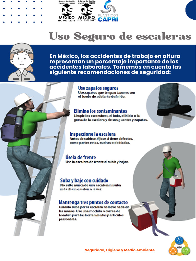 Seguridad en Escaleras | PDF