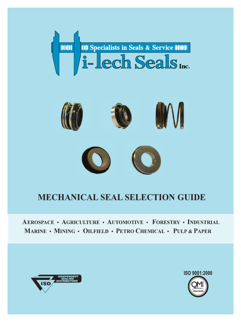 Mechanical Seals | PDF | Steel | Materials