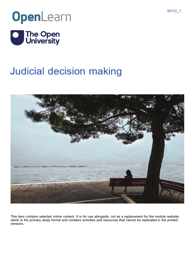 judicial_decision_making_printable | PDF | Burden Of Proof (Law ...