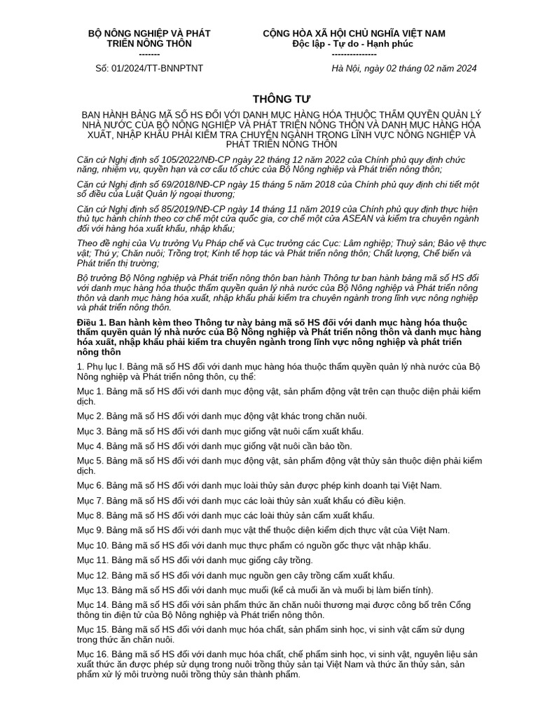 01 2024 TT-BNNPTNT 598631 | PDF