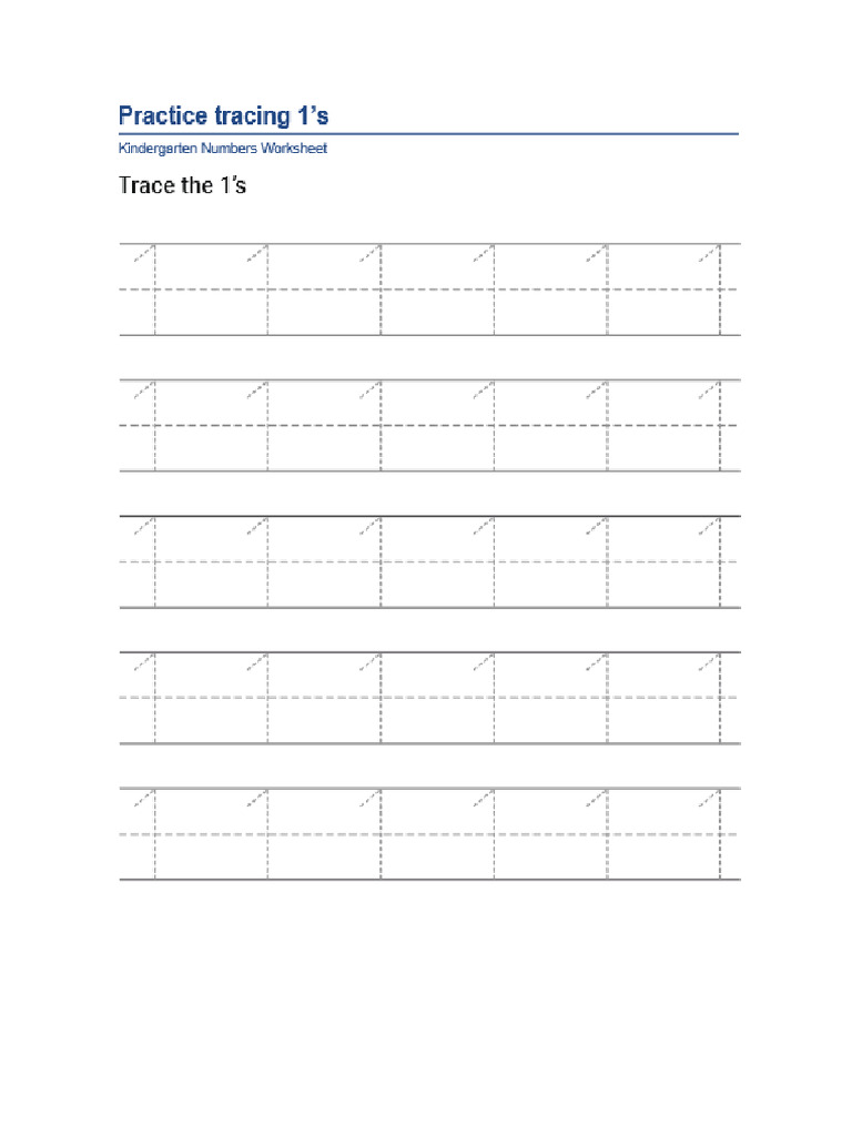 Math - Lesson 1 - Numbers 1 , 2 , and 3 - Worksheet 2 - PDF Copy | PDF