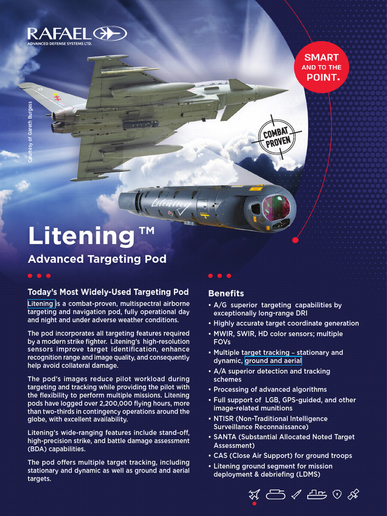 Litening: Leading Advanced Targeting Pod | PDF | Aviation | Aircraft