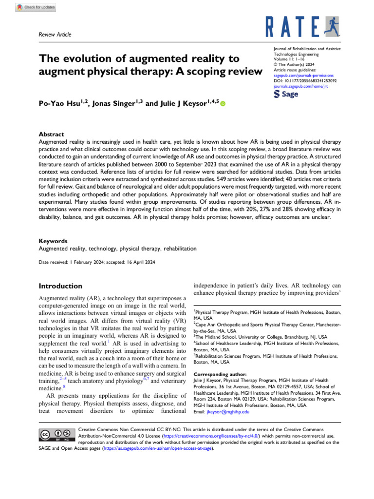 Hsu Et Al 2024 The Evolution of Augmented Reality To Augment Physical ...