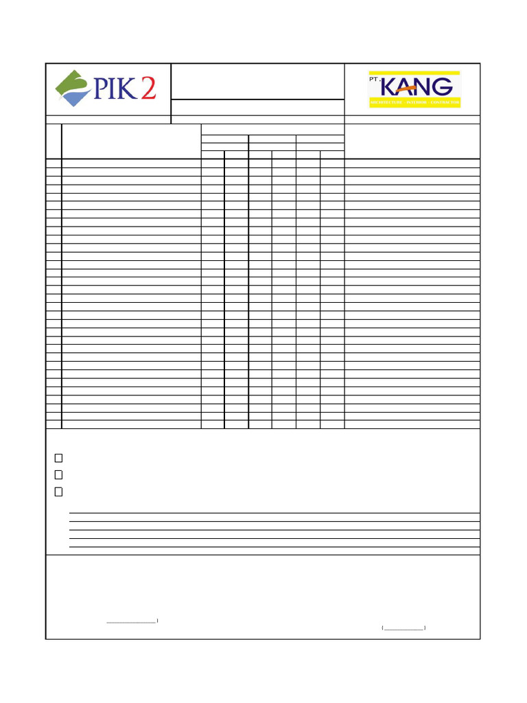 Form checklist - PIK 3 - ELT | PDF
