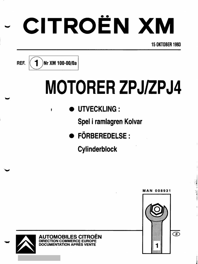 XM Manual 115 V6 ZPJ ZPJ4 | PDF