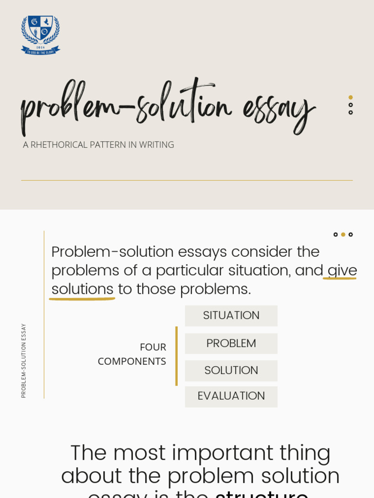 Unit Vi Problem Solution Essay | PDF | Essays | Cognition