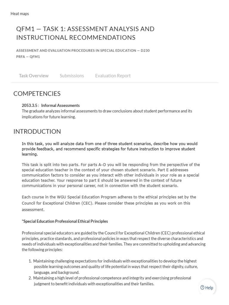 Special Education Assessment Strategies | PDF | Evaluation ...