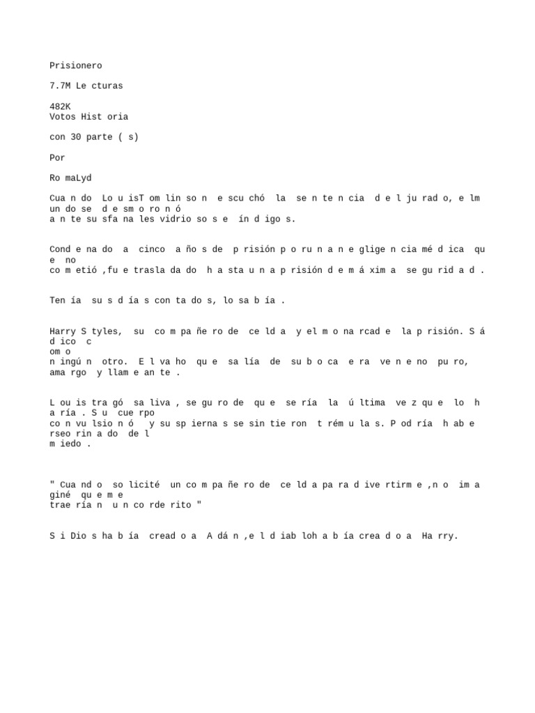 Prisionero Extracted Text | PDF