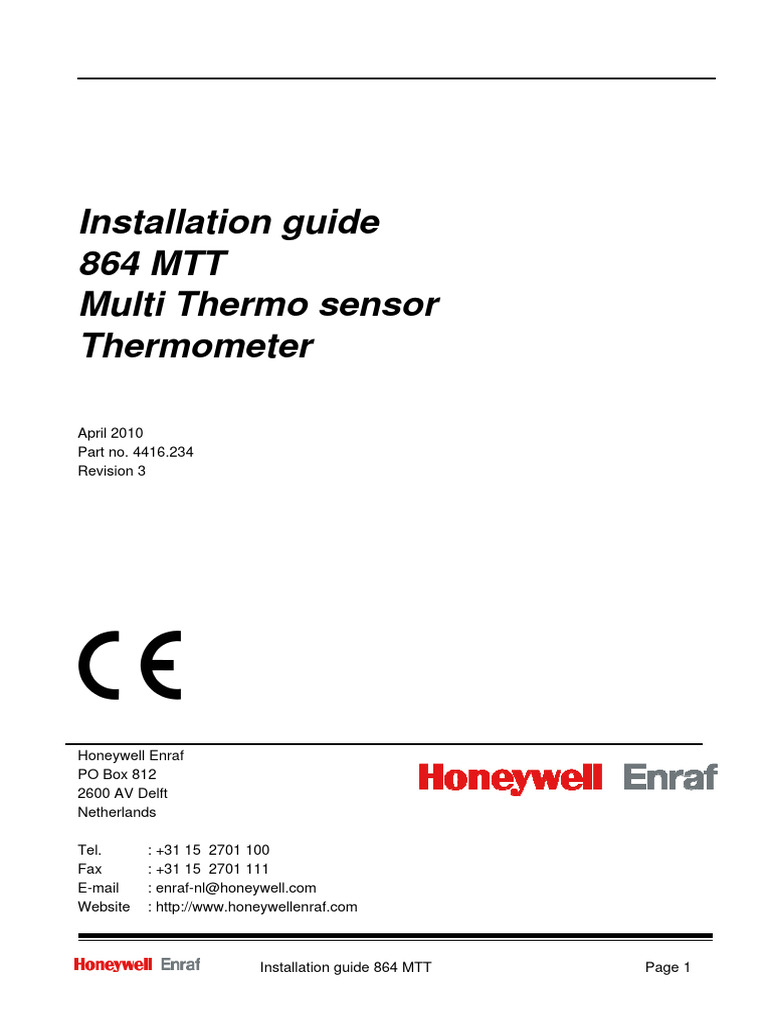 Installation Guide 864 MTT Rev03 | PDF | Nut (Hardware) | Screw