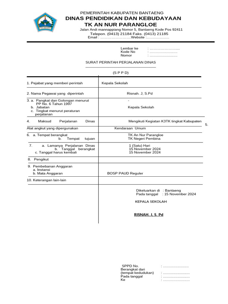 SPPD Ver - Baru | PDF