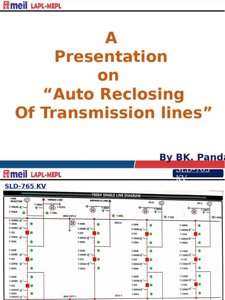 Presentation On Transmission Line Auto Reclosing - 09.09.2024 | PDF ...