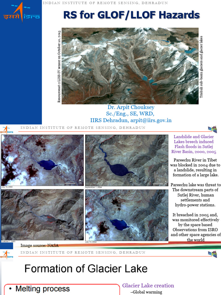 IIRS GLOF - Mapping - Modeling - 2022 - SDMA | PDF | Physical Geography ...