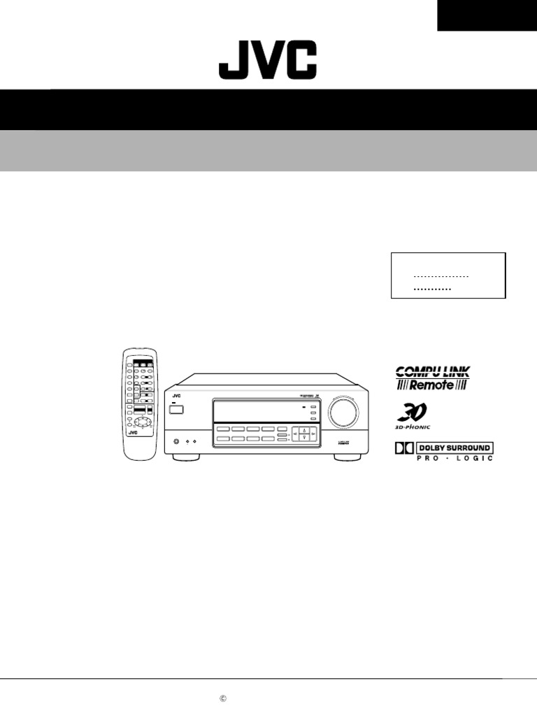 JVC Audio AV Receiver RX-5000_RX-5001(1) | PDF | Alternating Current ...
