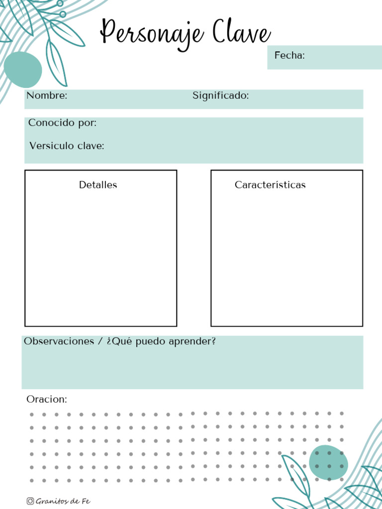 Estudio de Personaje - Blanco | PDF