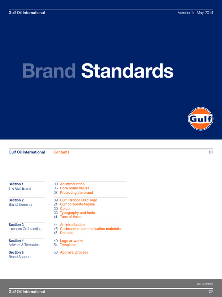 Gulf Brand Standards V1 | PDF | Brand | Logos