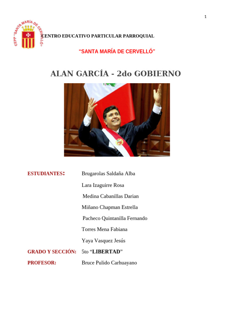 Alan Garcia 2do Gob - Informe Ivb | PDF | Economias