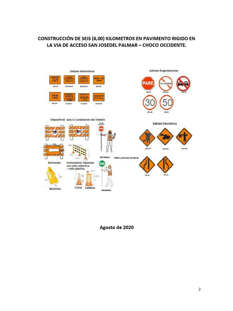 Plan de Manejo de Transito | PDF | Tráfico | Peatonal