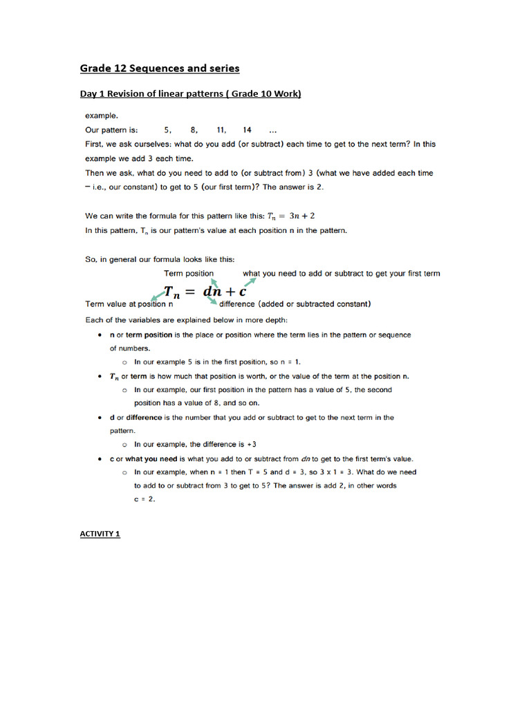 Grade 12 Maths | PDF