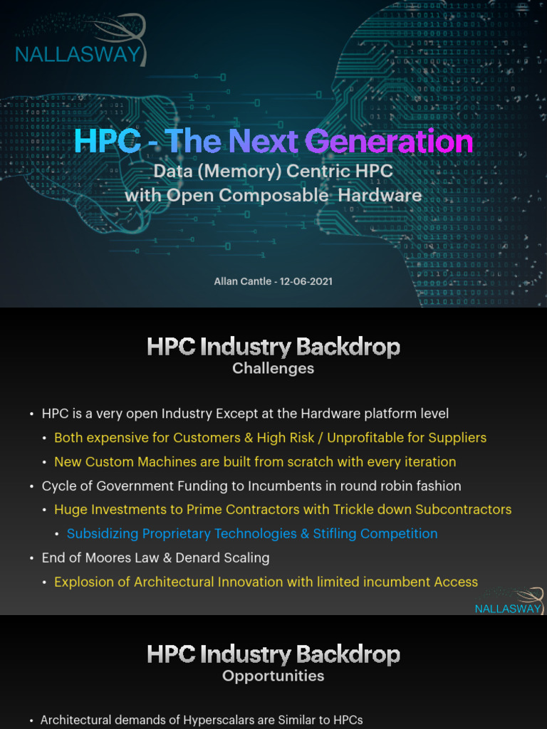 HPC - The Next Generation - 1-18-2023 | PDF | Supercomputer | Office ...