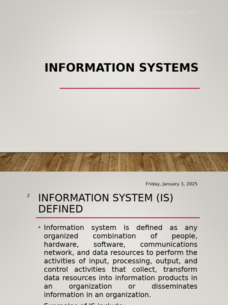 Information System (IS) | PDF | Information | Artificial Intelligence