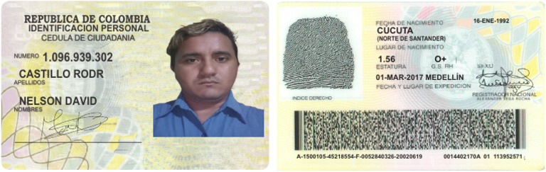 Cedula Colombiana Editable | PDF