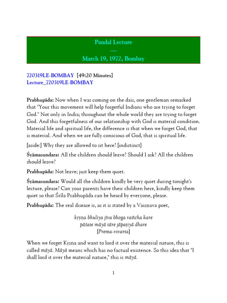 720319le Bombay | PDF | Brahman | Hindu Philosophy