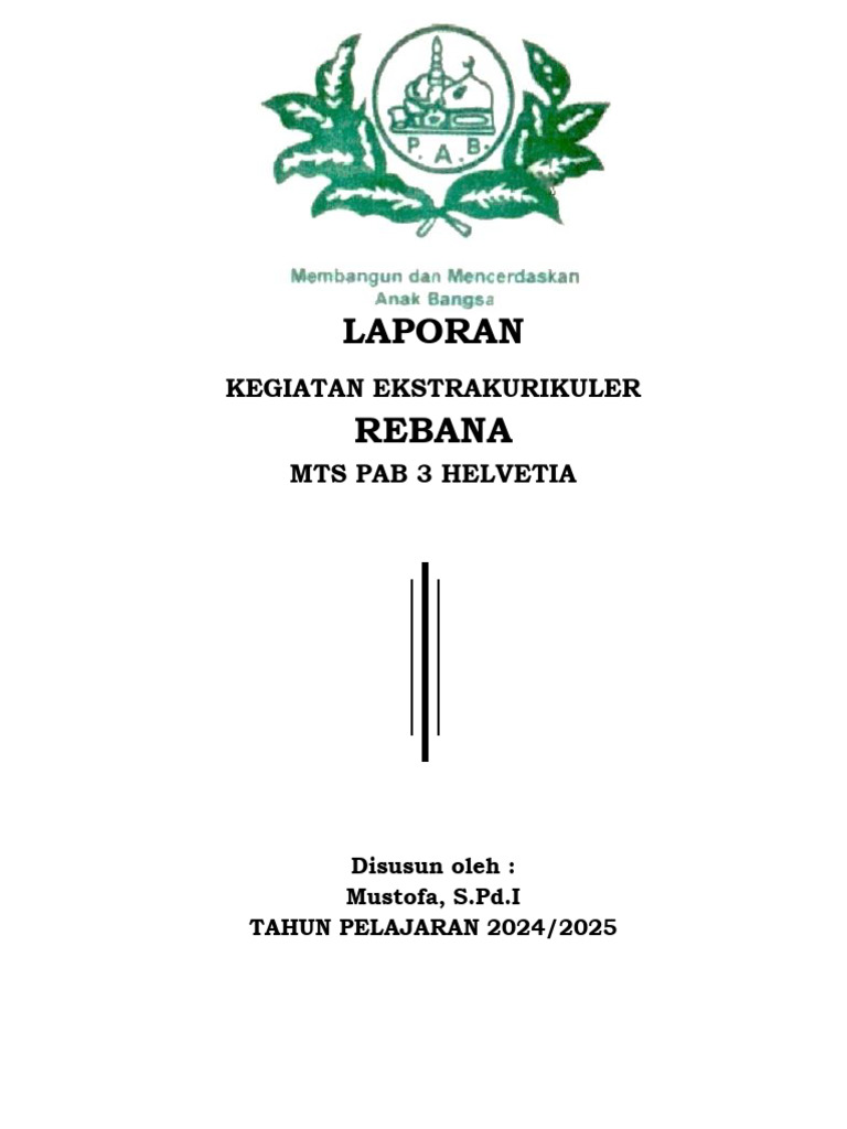 laporan Kegiatan Ekskul rebana | PDF