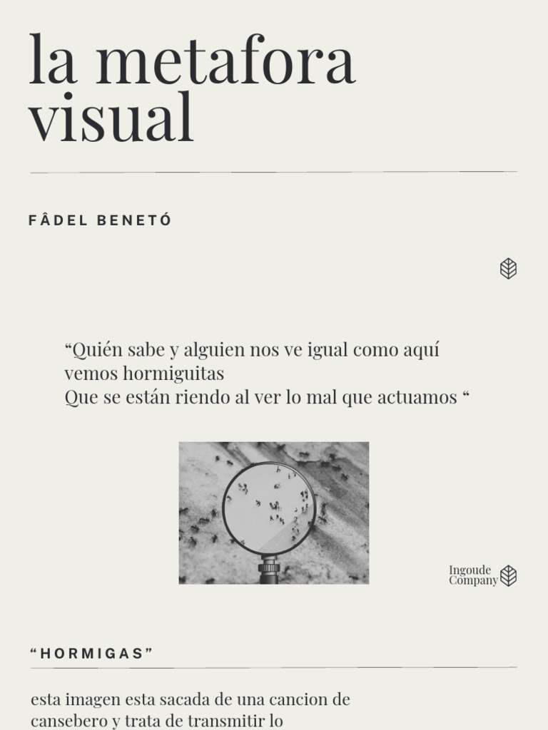 La Metafora Visual-Fâdel Benetó Abdalah | PDF