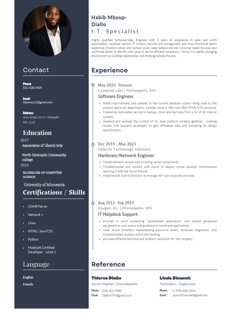 Resume | PDF | Computer Network | Active Directory