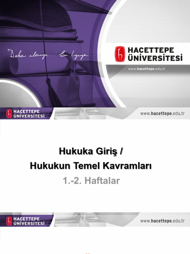 HUK151 - 1-2. Hafta | PDF