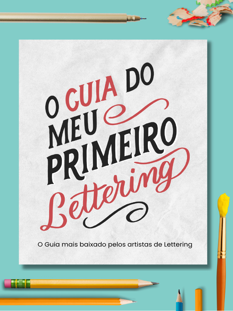 Guia Prático de Lettering para Iniciantes | PDF | Caneta | Caligrafia