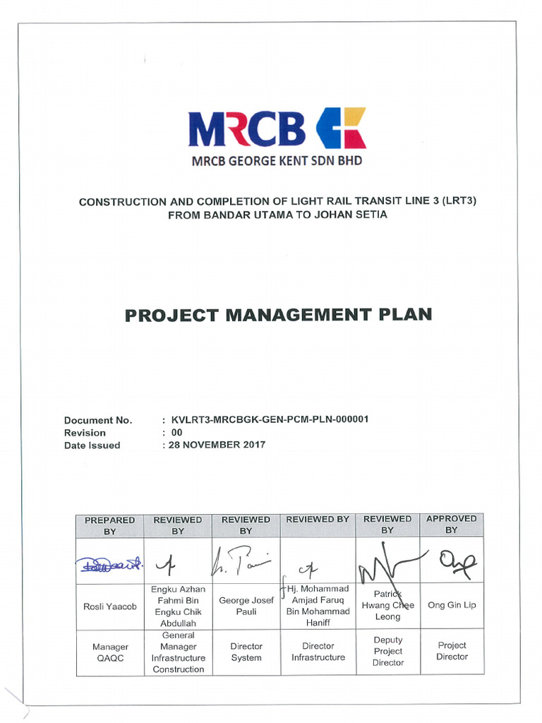 Project Management Plan (PMP) | PDF