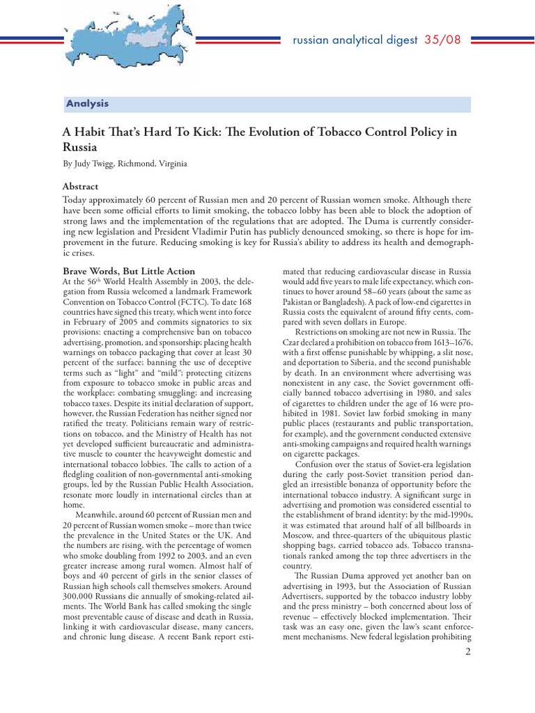 RAD-35-2-5 | PDF | Tobacco Smoking | Addiction