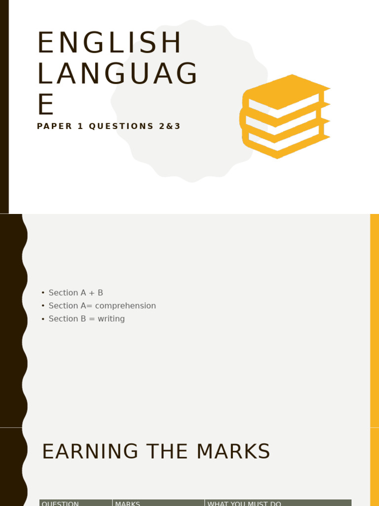 Language Analysis in English Paper 1 | PDF | Narrative