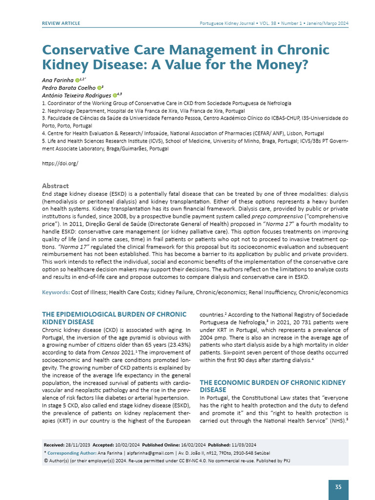 Conservative+Care+Management Revista PKJ v38 n1 24 | PDF | Chronic ...