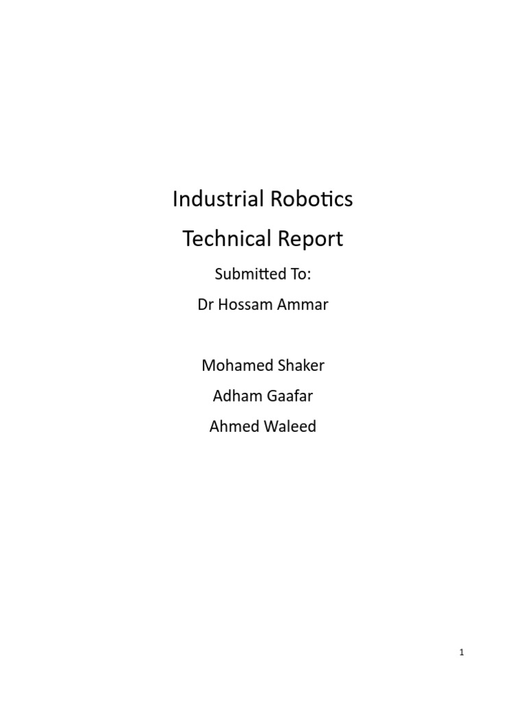 Technical Report | PDF | Motion (Physics) | Mechanics