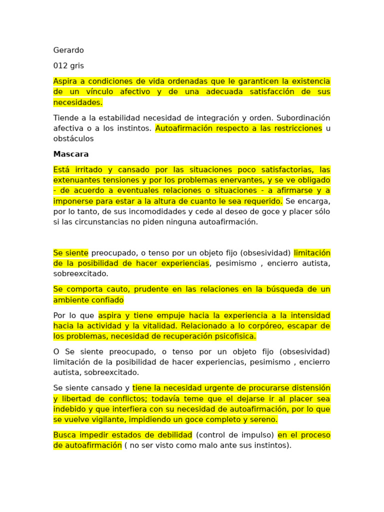 Gerardo | PDF | Placer | Felicidad