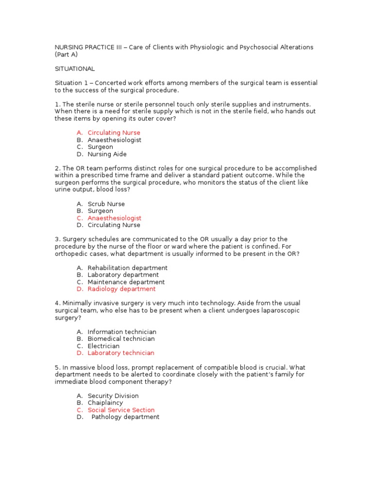 Nursing Practice III | PDF | Surgery | Asthma