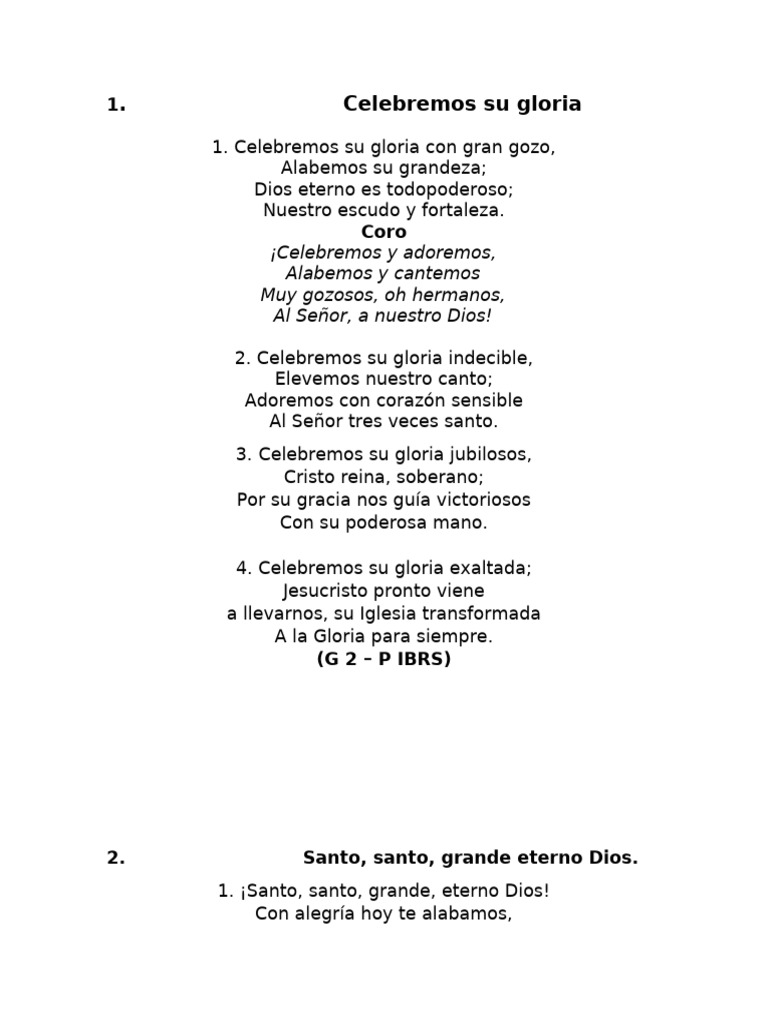 Himnario Ibreg I - 2024 | PDF | Cristo (título) | Dios el padre